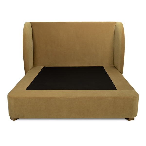 Eden Rock Bed with Brushed Brass Block Legs - ModShop