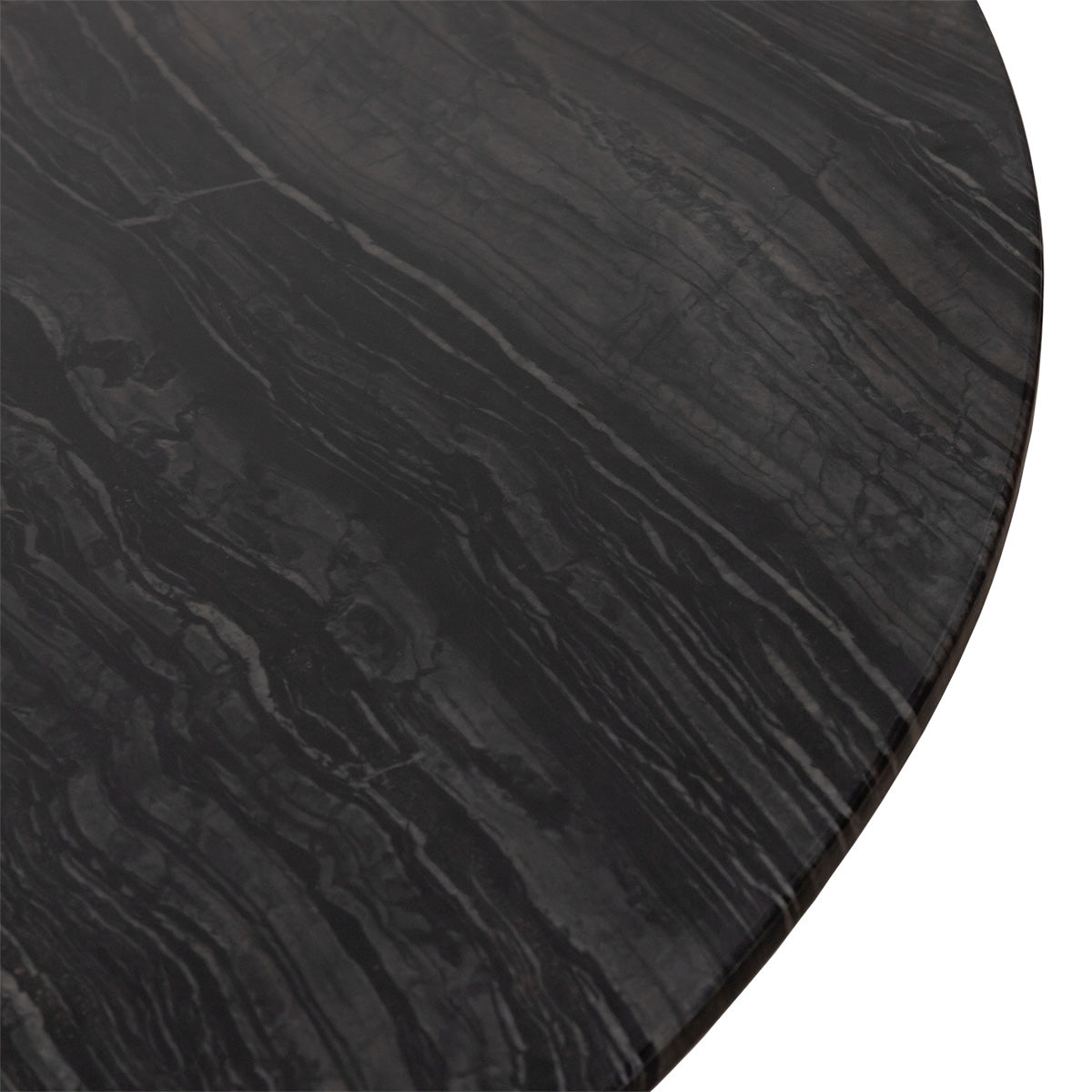 Triple Sec Marble Dining Table in Black Oak - ModShop
