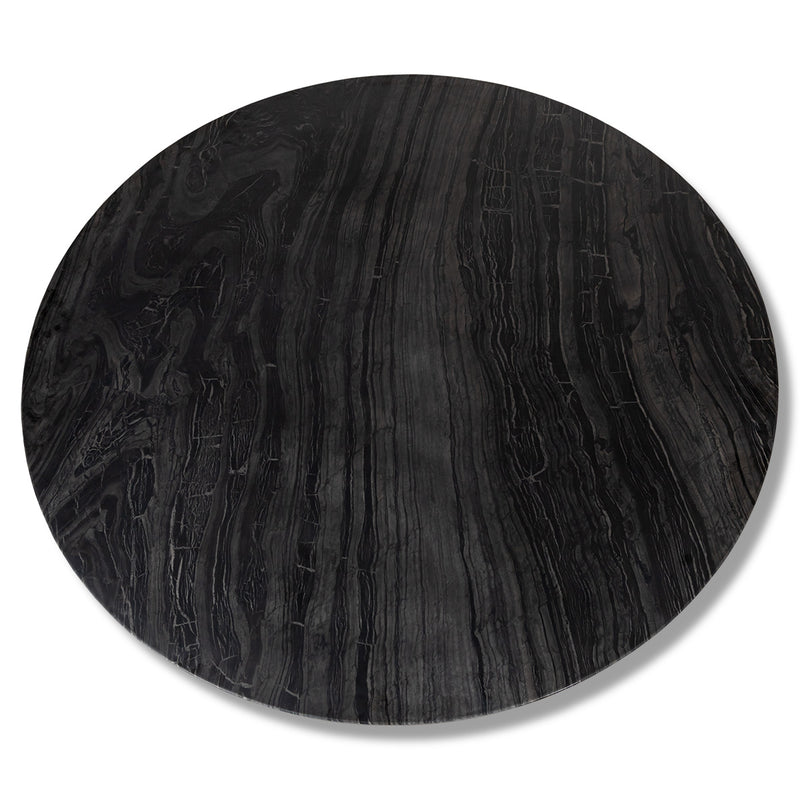 Triple Sec Marble Dining Table in Black Oak - ModShop