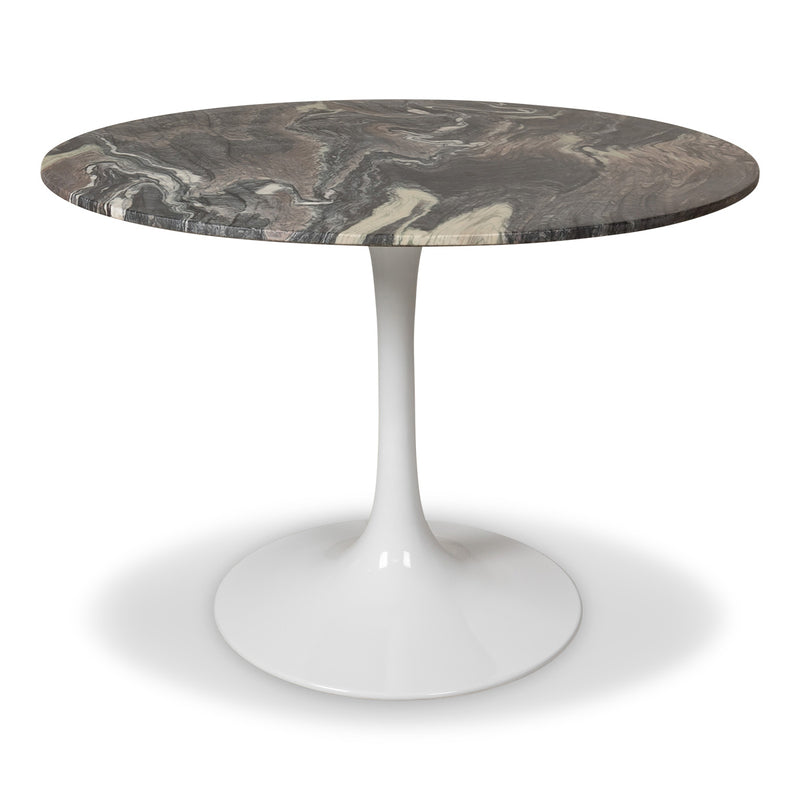 Tulip Round Dining Table with Marble Top - ModShop
