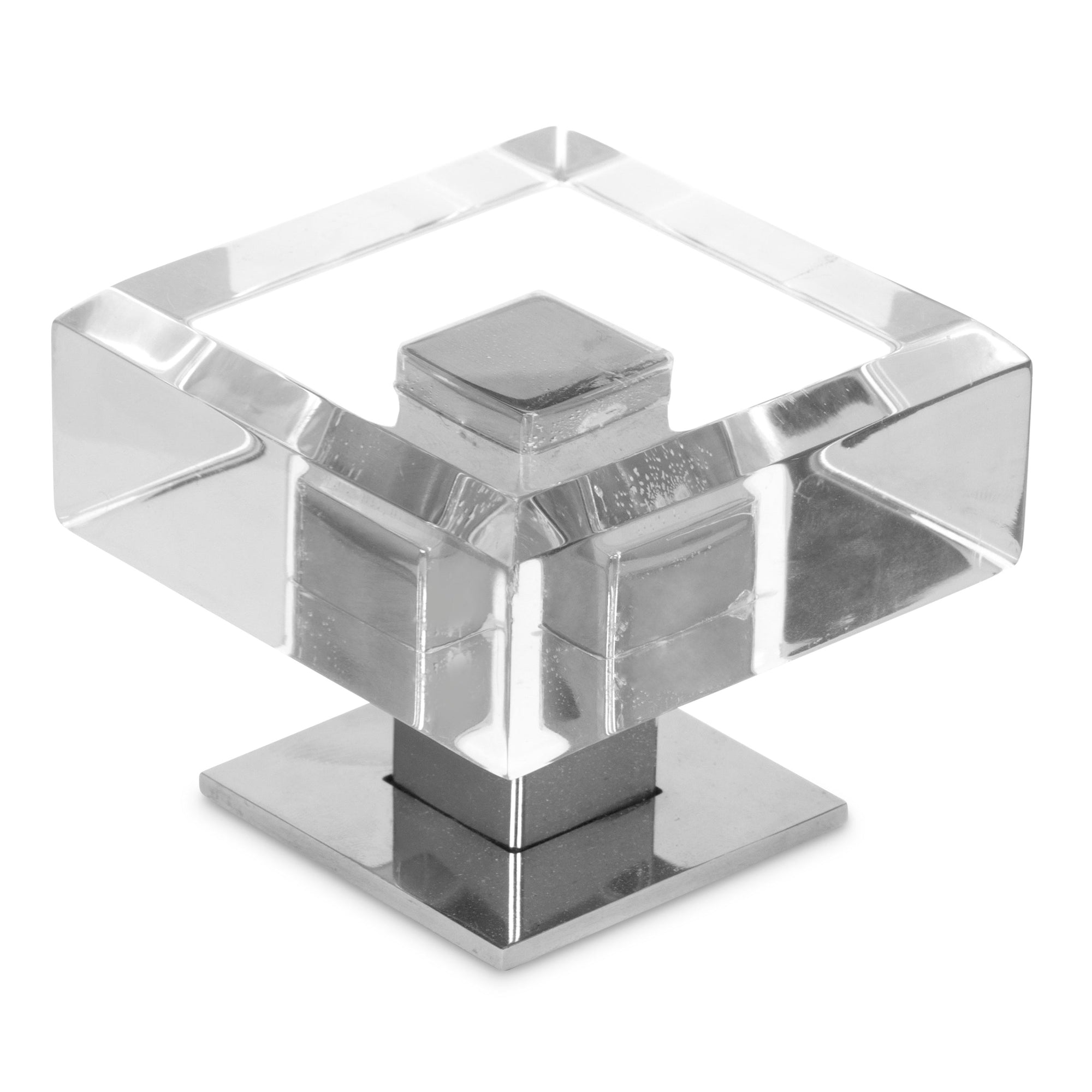 2.5" square Lucite Knob pull - ModShop