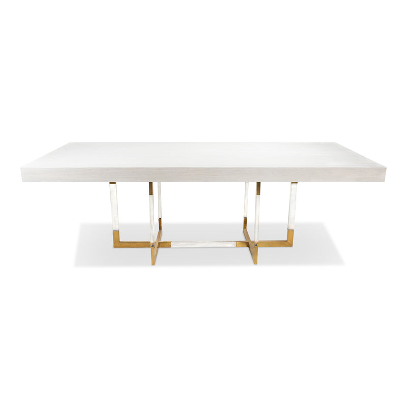 Durban Dining Table in White Washed Oak - ModShop