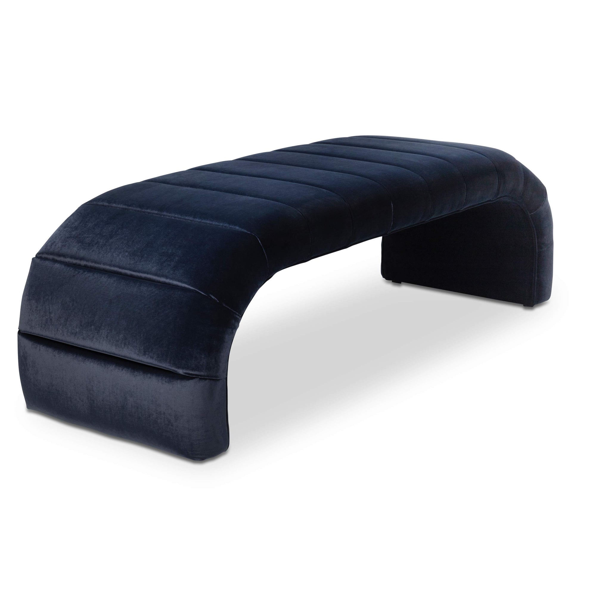 Croissant Bench - Backless Bench with Cushioned Seat - ModShop
