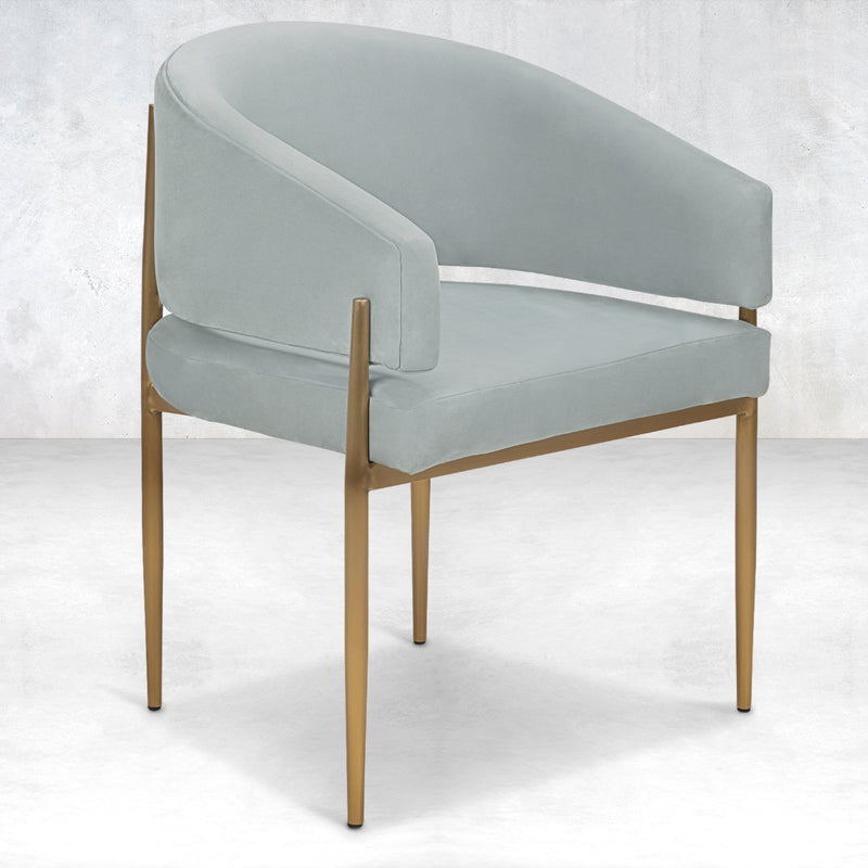Jetson Dining Chair in Faux Suede - ModShop
