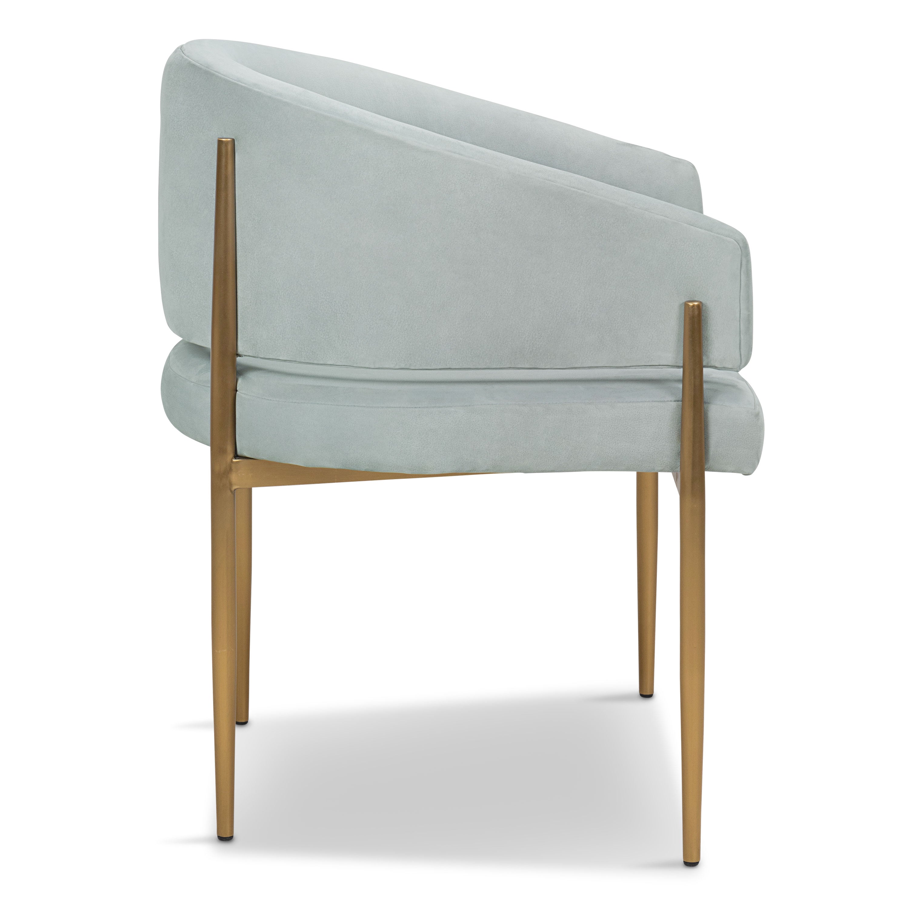 Jetson Dining Chair in Faux Suede - ModShop