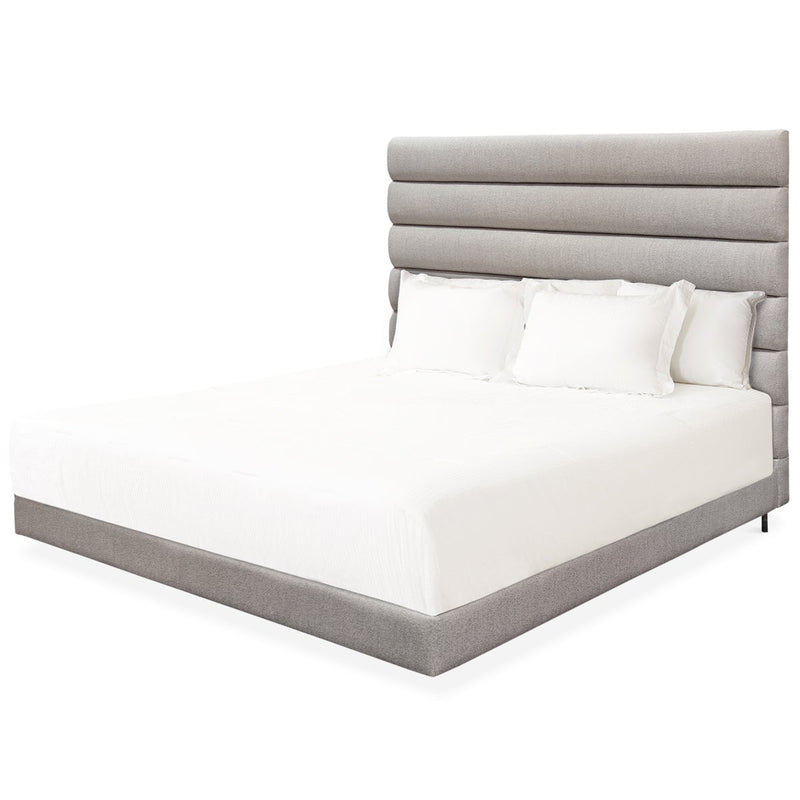 Milan Bed in Textured Fabric - ModShop