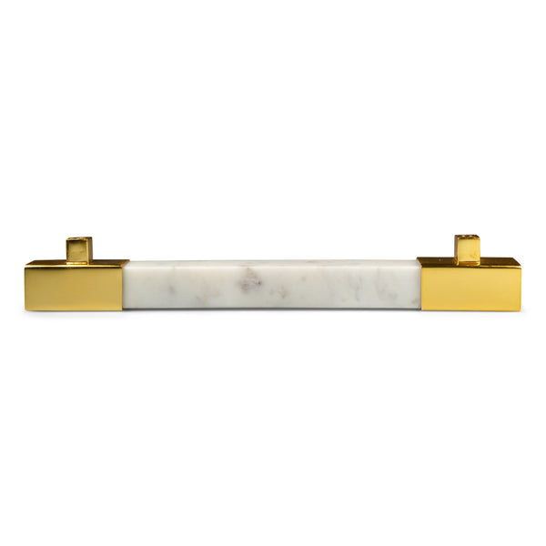 Modern Square Lucite and Brass bar pull | Modshop - ModShop