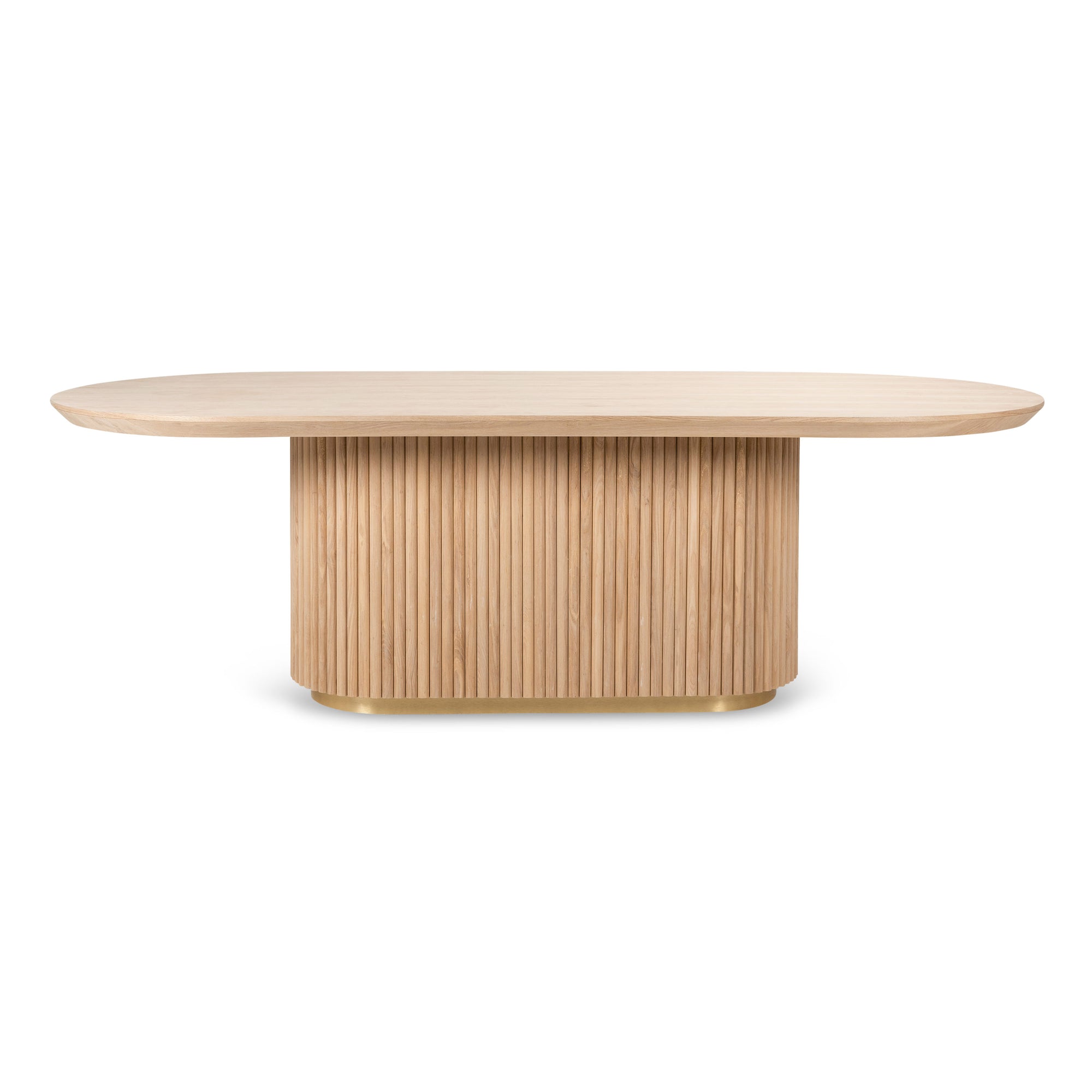 Ubud Oval Dining Table in Ash Wood - ModShop